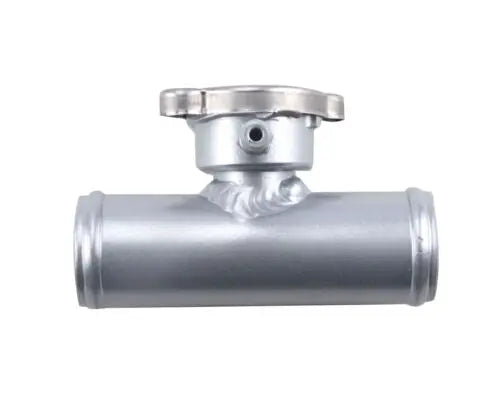 1-1/2" 38mm Aluminum Inline Radiator Filler Neck Hose - racmoto